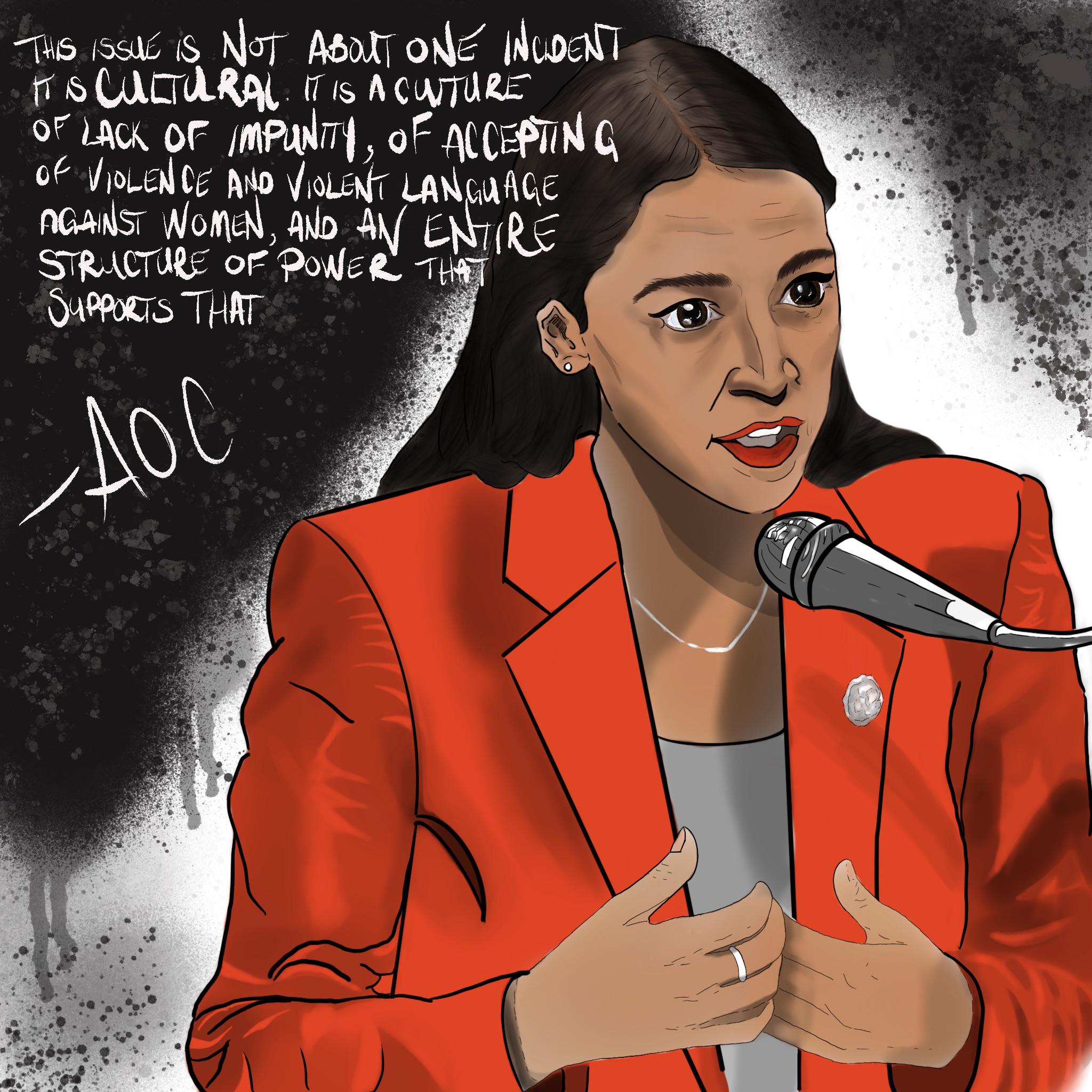 AOC, Leora_Illustration, digital art, 2020 | Scrolller