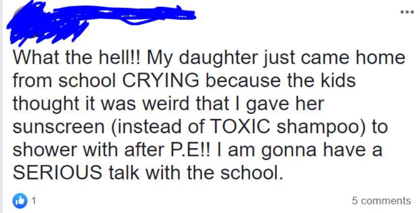 Apparently shampoo is toxic now | Scrolller