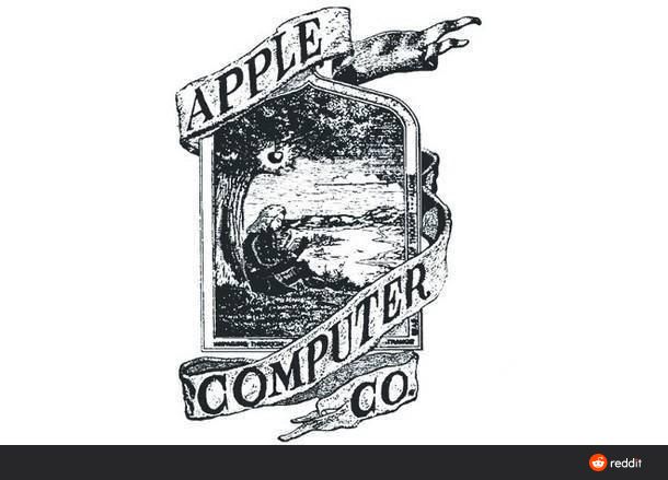 Самый первый логотип компании apple | Scrolller