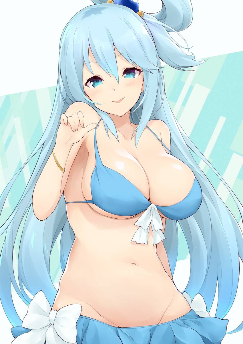 Aqua in her swimsuit [Konosuba] | Scrolller