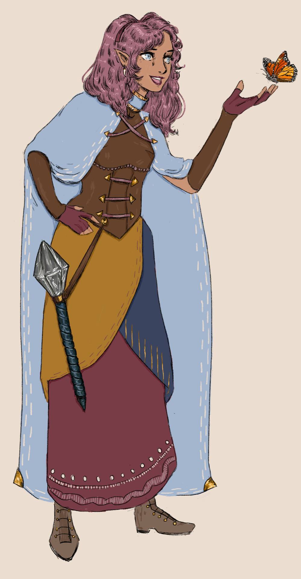 Arcane Cleric Commission (is this a pigeon?) [OC] | Scrolller