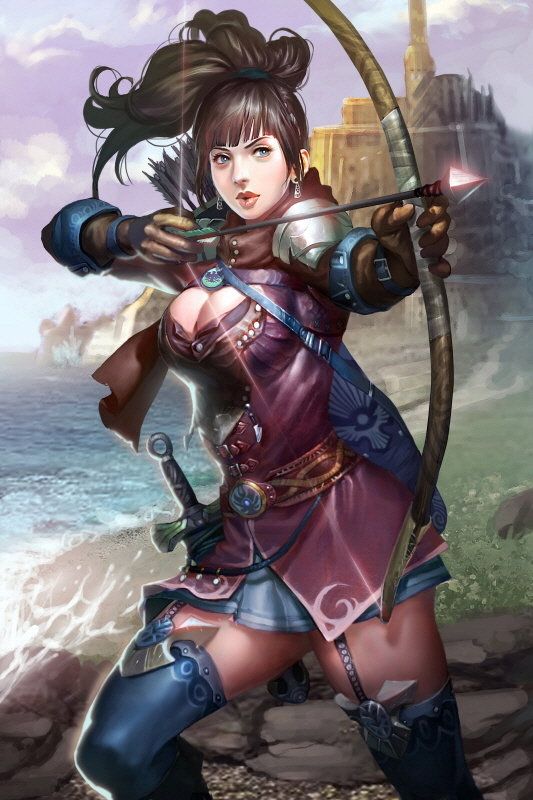 Archer lady by paaz Kim | Scrolller