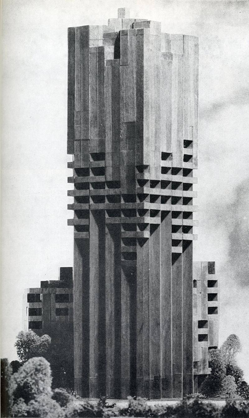 Architect Gian Paolo Valenti 1962 (never built just a model) | Scrolller