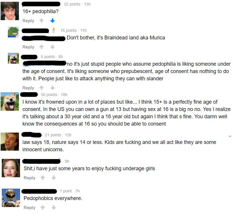 Are they...actually defending pedophilia? | Scrolller