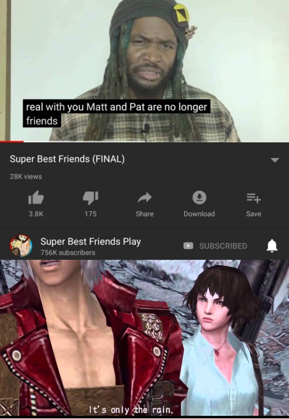 "Are you crying?" | Scrolller