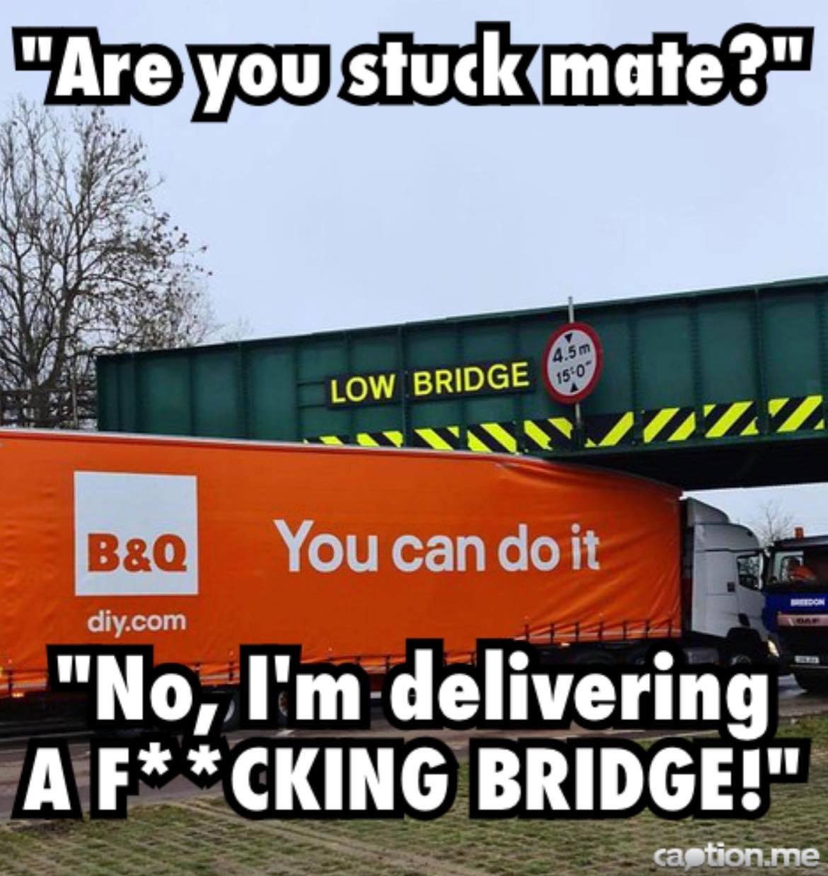 "Are you stuck, mate?" | Scrolller