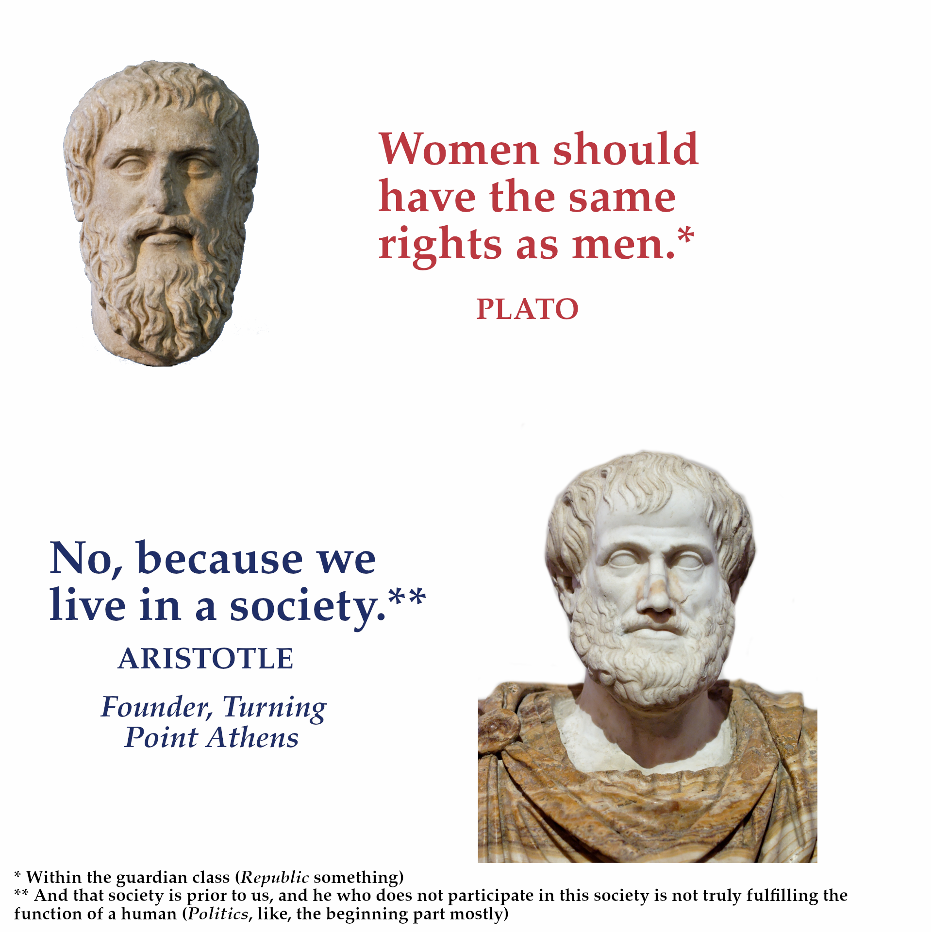 Aristotle (the original gamer) OWNS leftist Plato with facts and logic | Scrolller