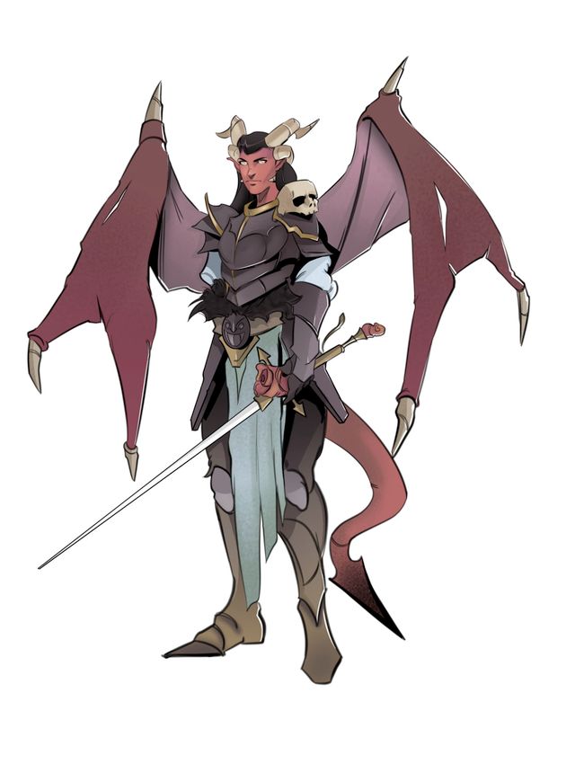 [OC][ART] Draconic Bloodline Sorcerer Tiefling (Open Commissions!) | Scrolller