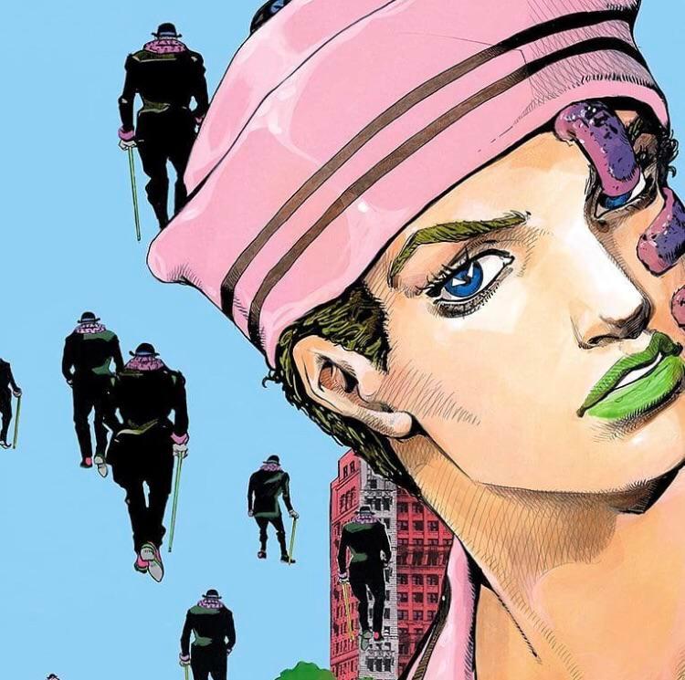 [ART] Josuke from Jojo’s Bizzarre Adventures by Araki | Scrolller