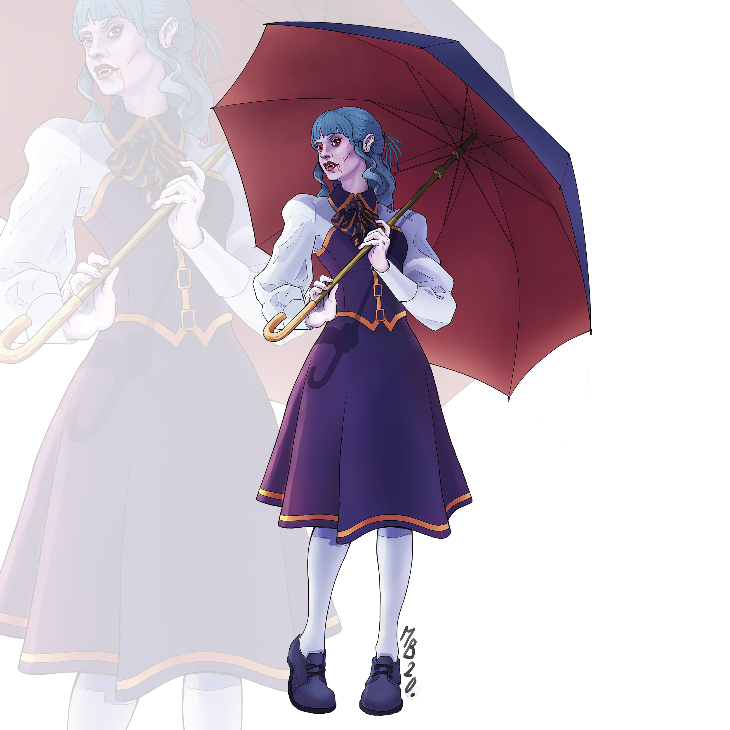 [Art] [OC] Valerie Belmont the half vampire | Scrolller