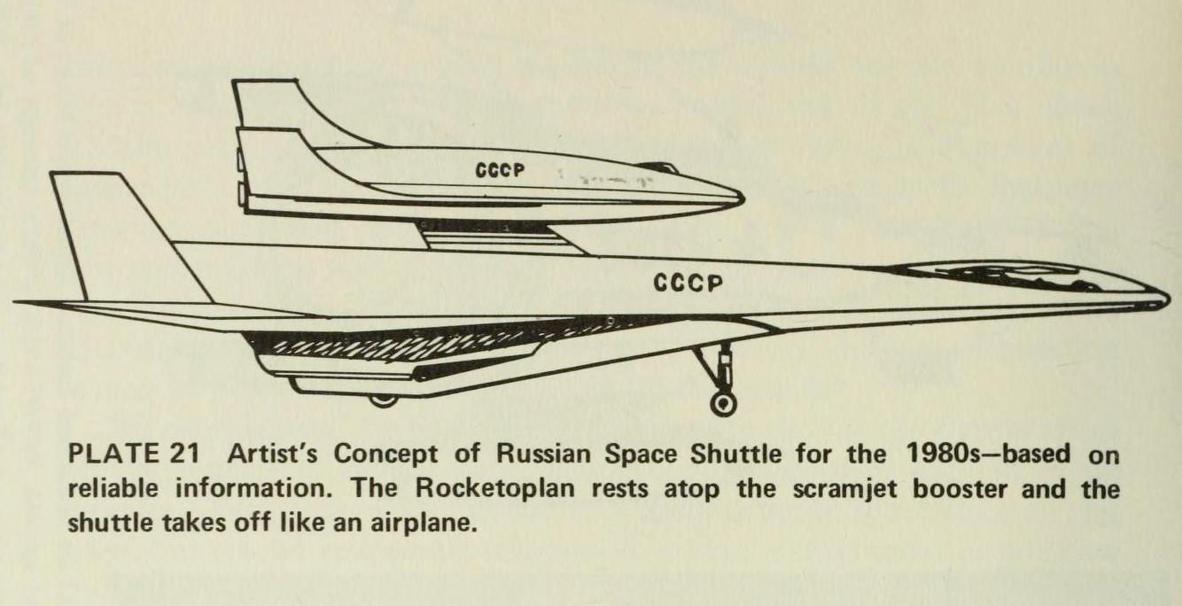 “Artist’s Concept of Russian Space Shuttle for the 1980s.” From ‘Soviet ...