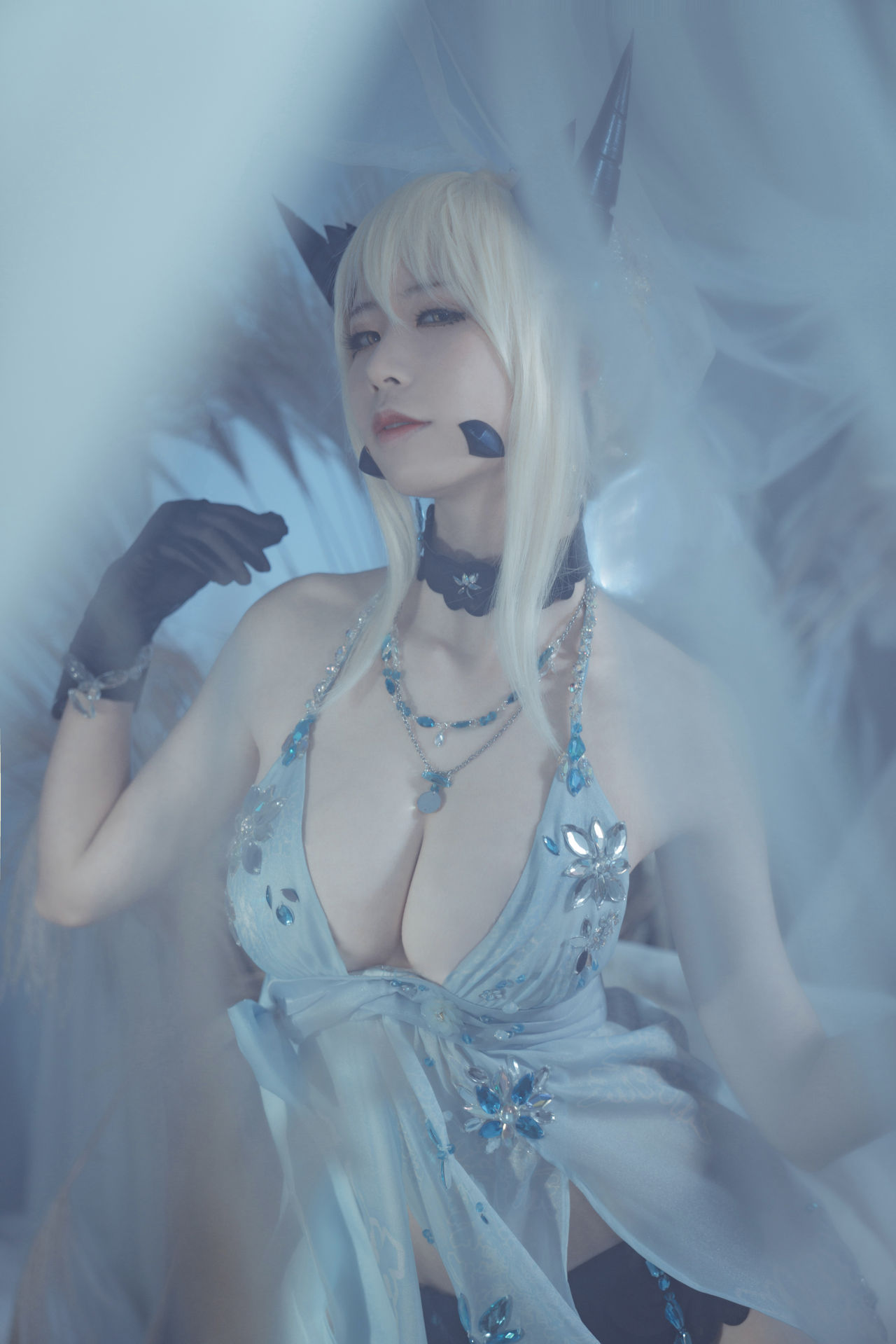 Artoria Pendragon (Lancer Alter) Lingerie Cosplay by 爱老师_PhD | Scrolller