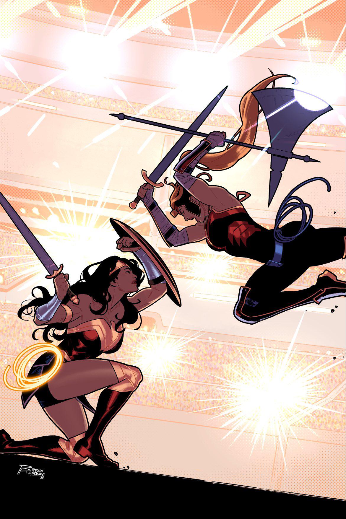 [Artwork] WONDER WOMAN & ARTEMIS by Bruno Redondo | Scrolller