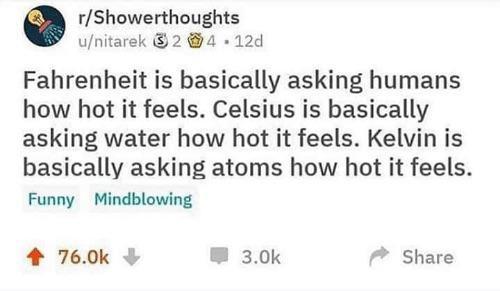 Asking humans how hot it feels | Scrolller