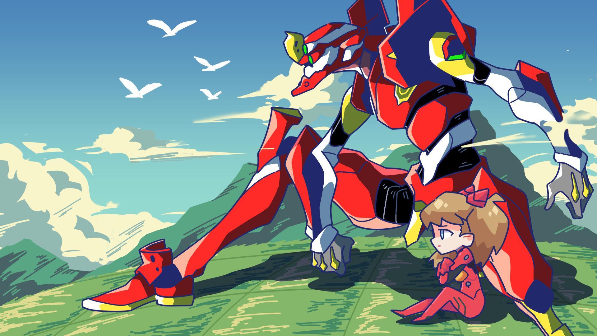 Asuka & Unit-02 | Scrolller