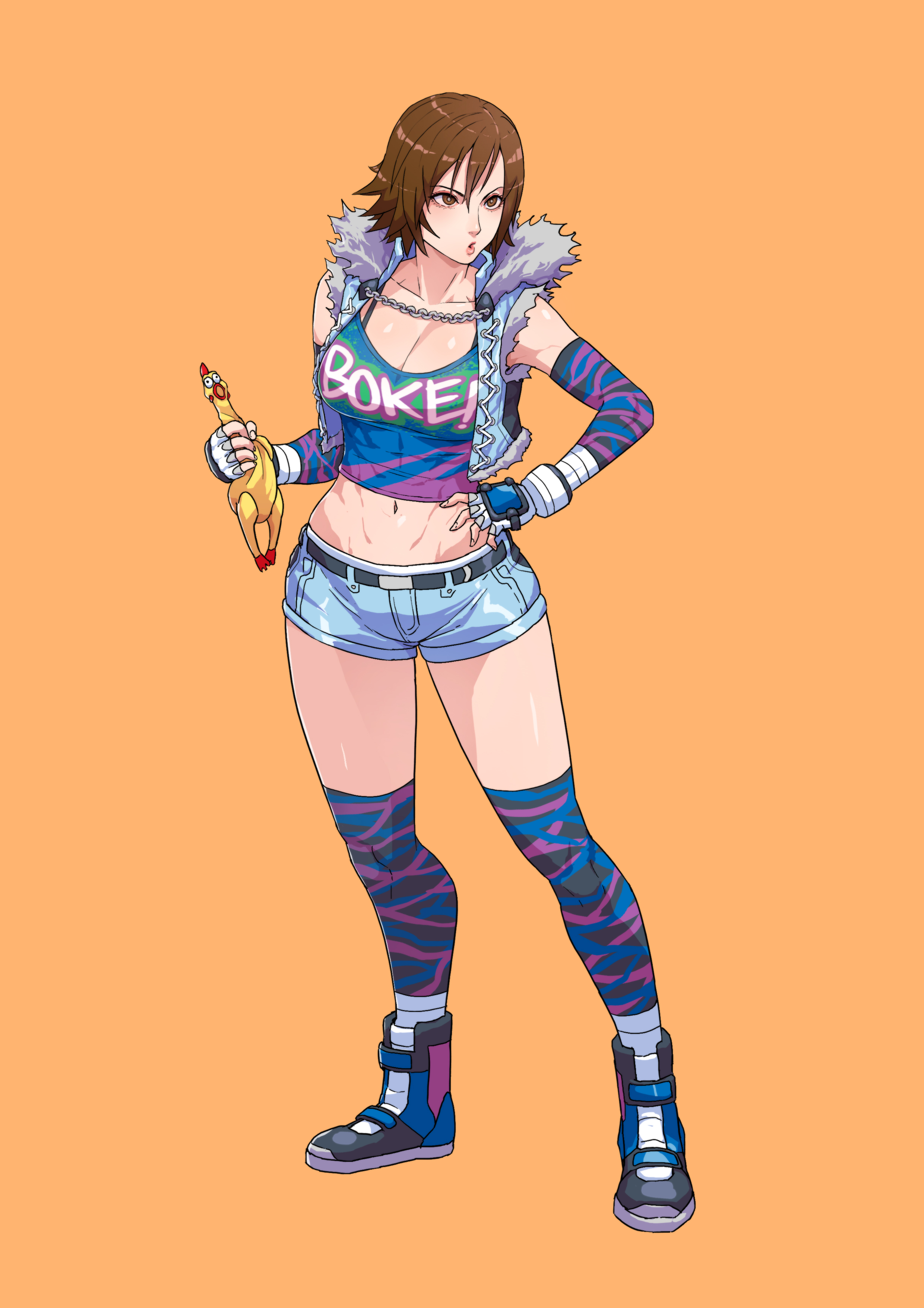 Asuka Kazama Chocking The Chicken [Tekken] | Scrolller