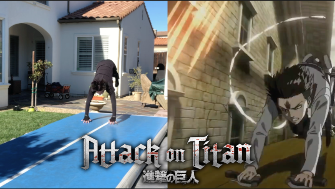 Attack On Titan Stunts In Real Life Part 2 | Scrolller