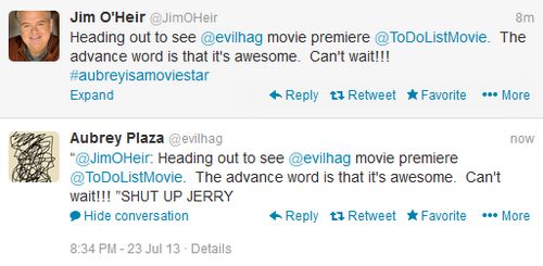 Aubrey Plaza owns Jerry on Twitter | Scrolller