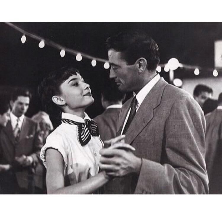 Audrey and Gregory Peck in ‘Roman Holiday’ 1953 | Scrolller