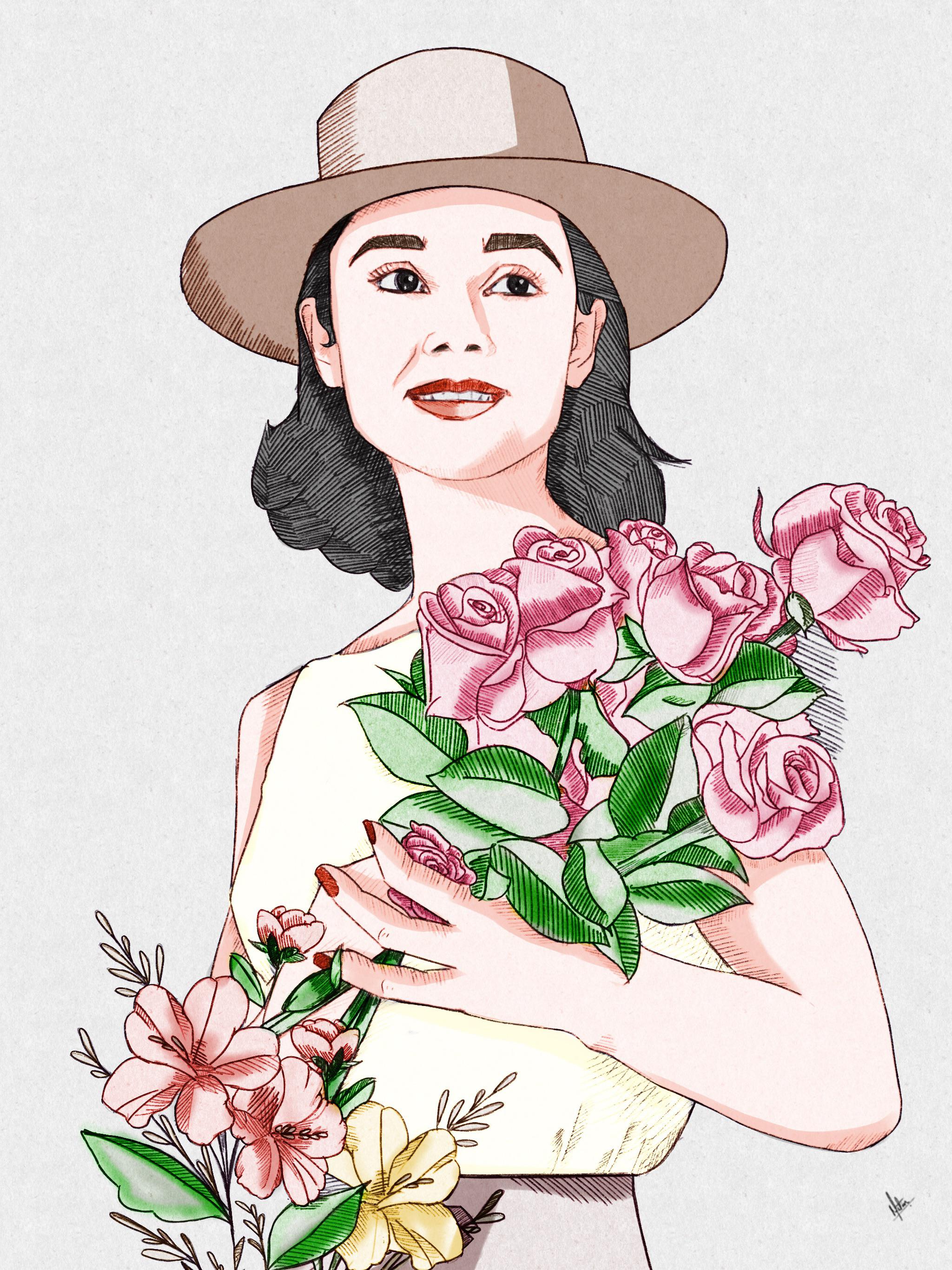 Audrey, Me, Digital, 2020 | Scrolller