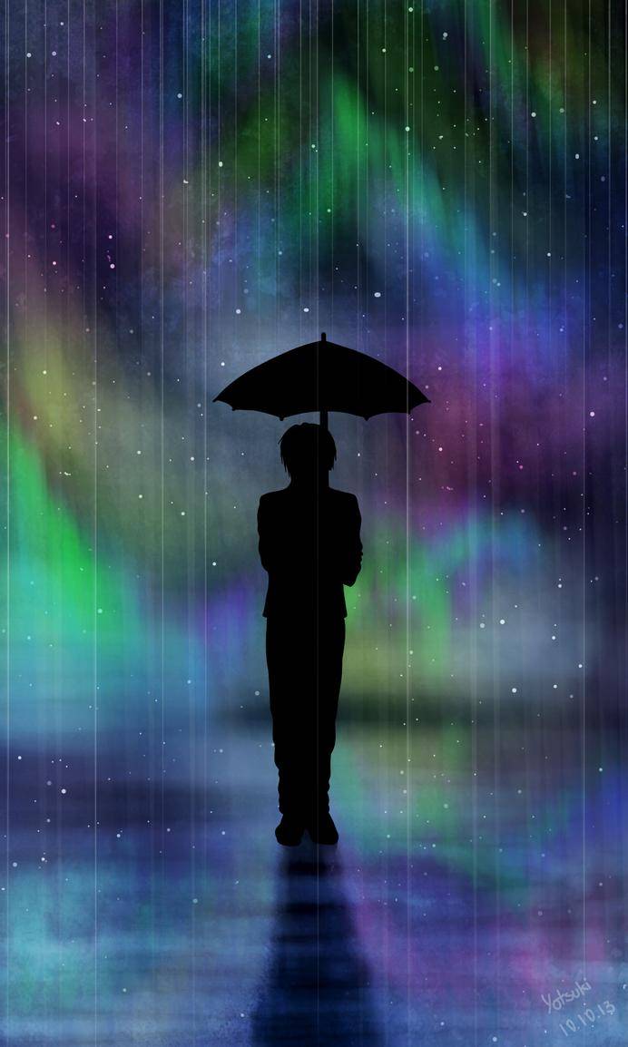 Aurora borealis under rain by YotsukiCrashTaylor | Scrolller