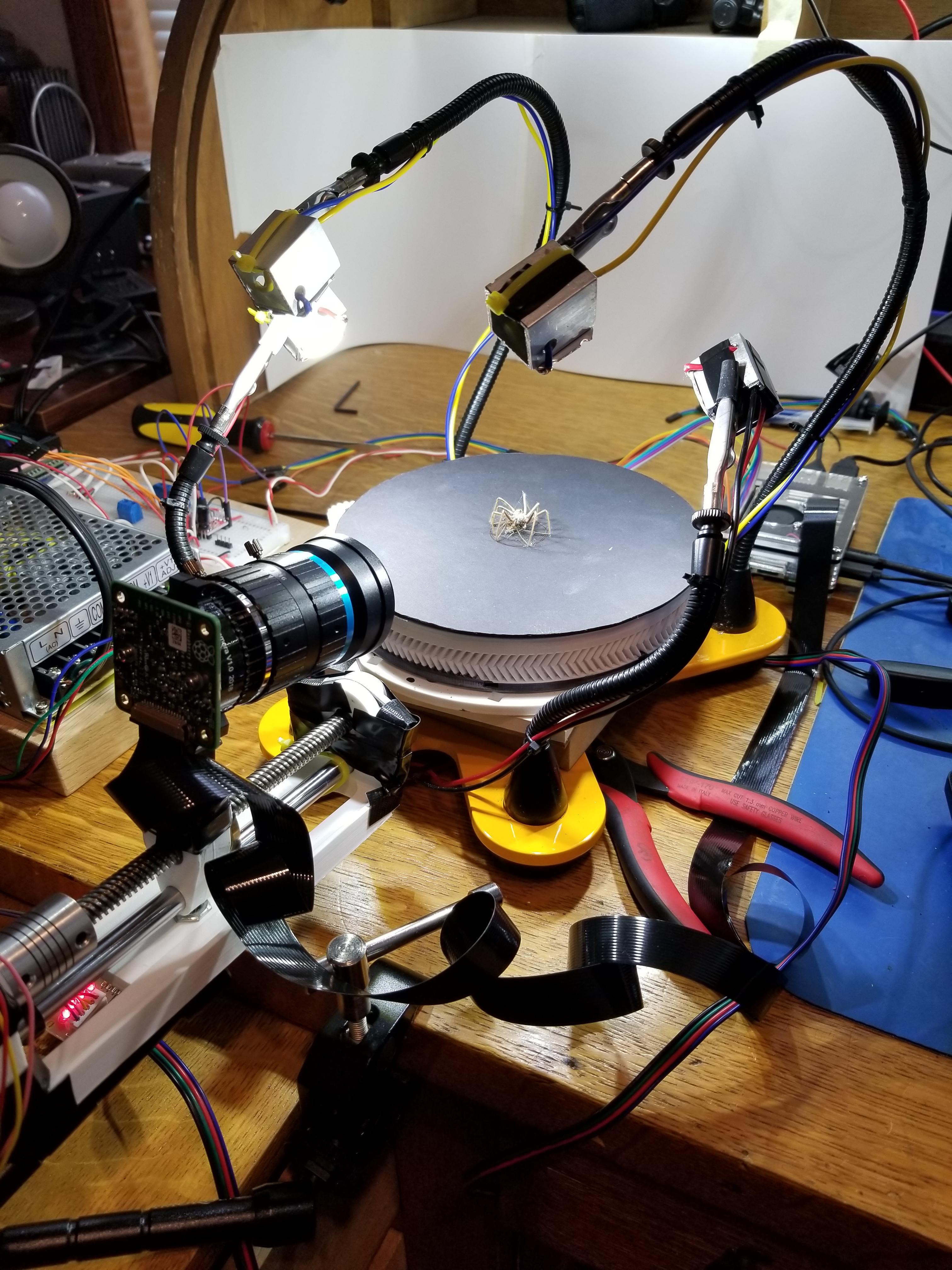 Automated macro focus stacking photogrammetry rig - raspberry pi 4 and HQ camera | Scrolller