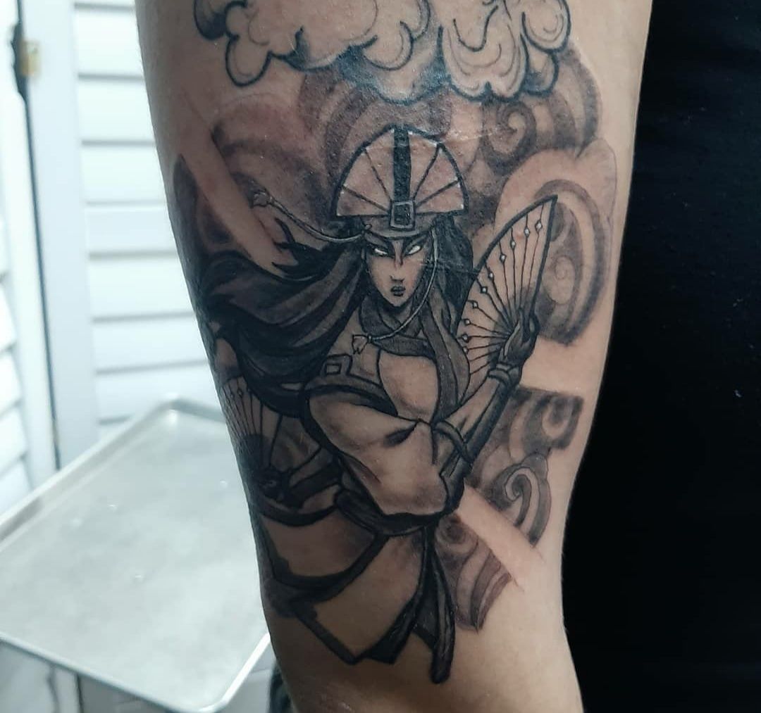 Avatar Kyoshi done by artist Jennalea Polascak in Lawrence Nj | Scrolller
