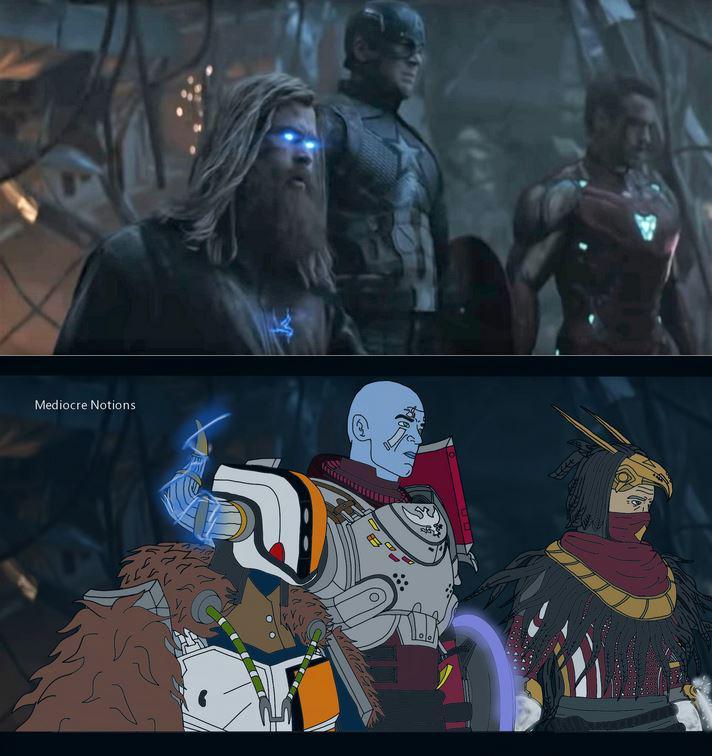 Avengers/Destiny crossover. "Let's kill him properly this time." | Scrolller