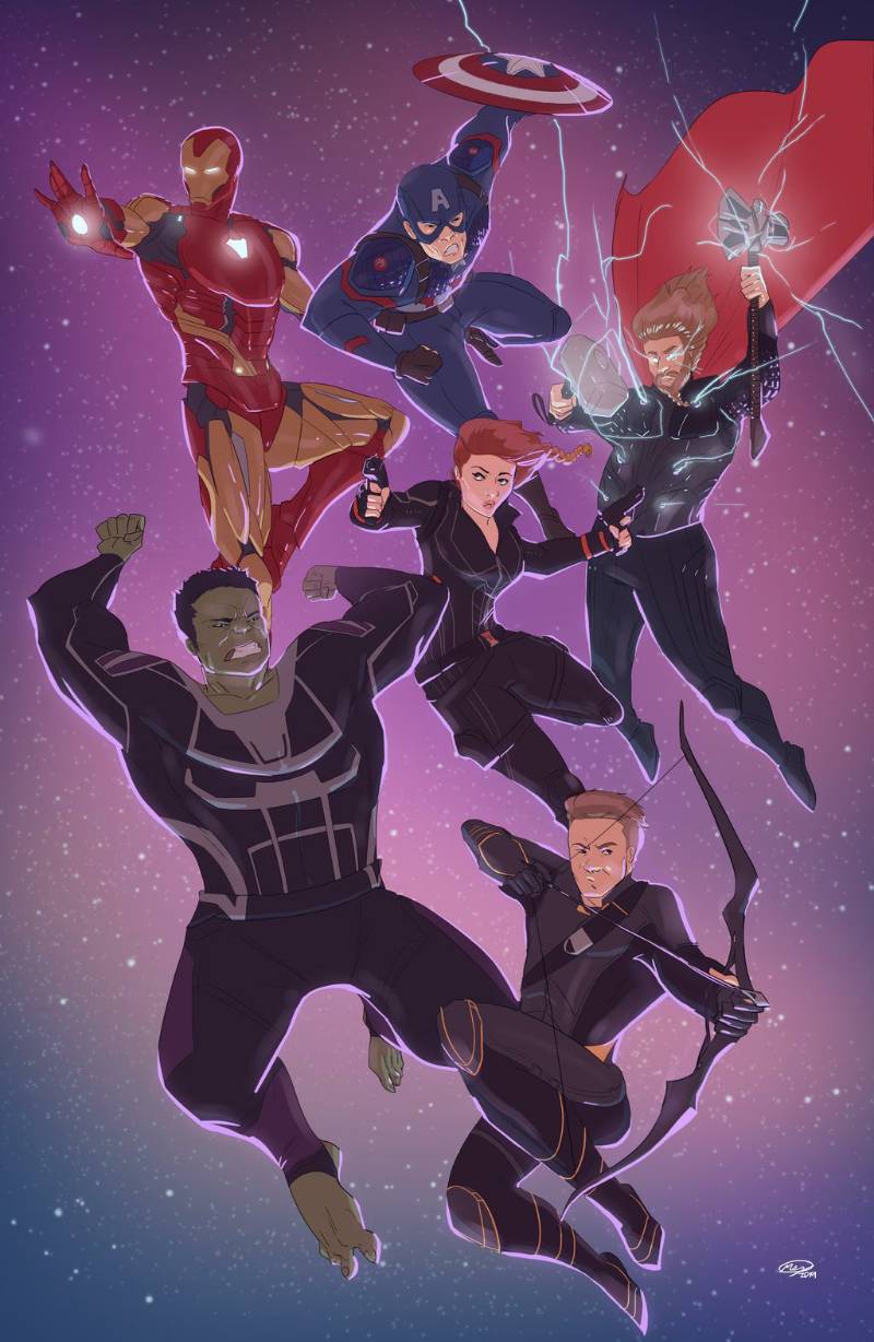 Avengers Endgame Fan Art by Megan Huang | Scrolller