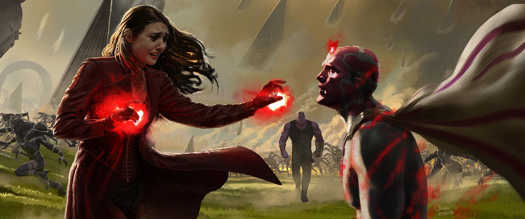 Avengers Infinity War: Wanda Destroys Vision, by John Staub | Scrolller
