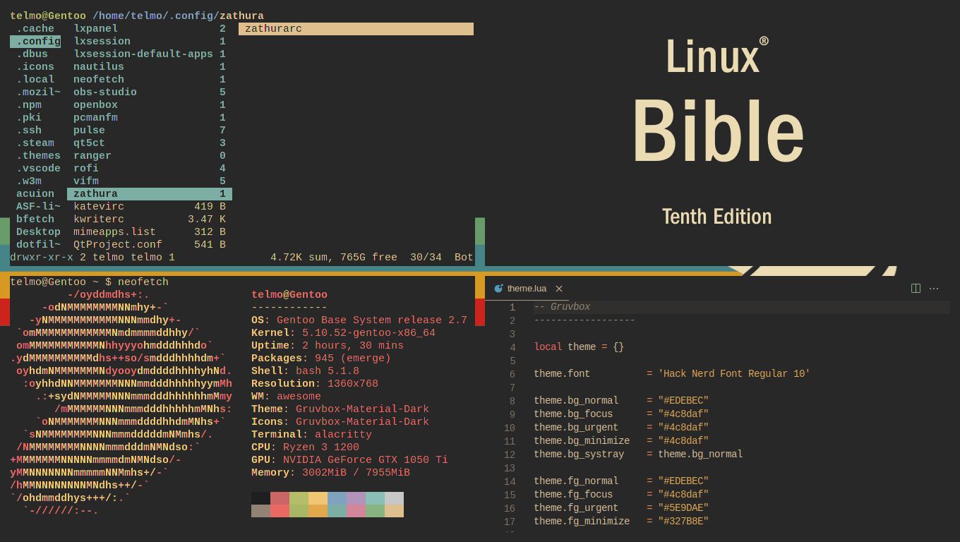 [awesome] the overused gruvbox. | Scrolller