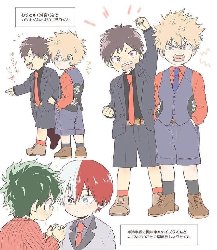 Aww they even have katsuki and eijiro🥰 | Scrolller