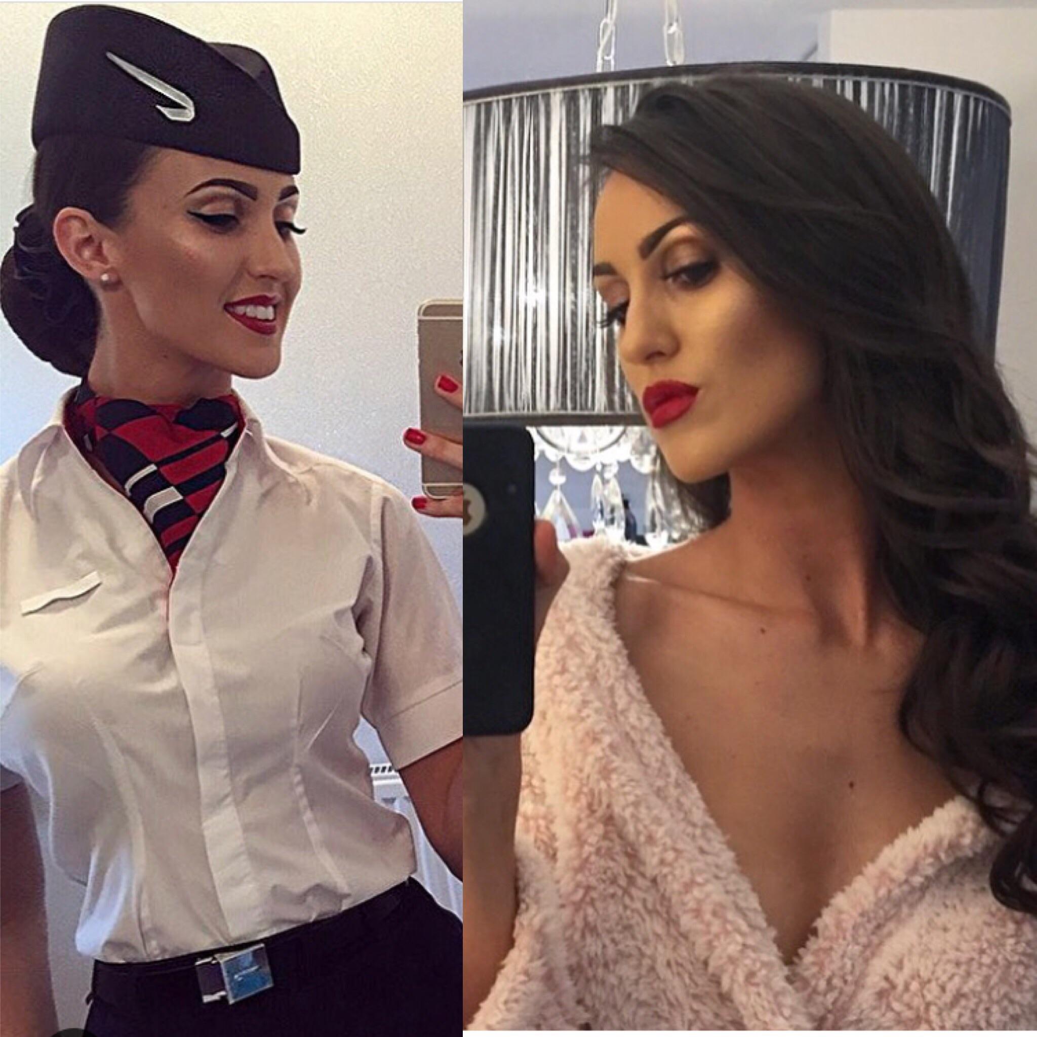 BA girl in her new nighttime uniform | Scrolller