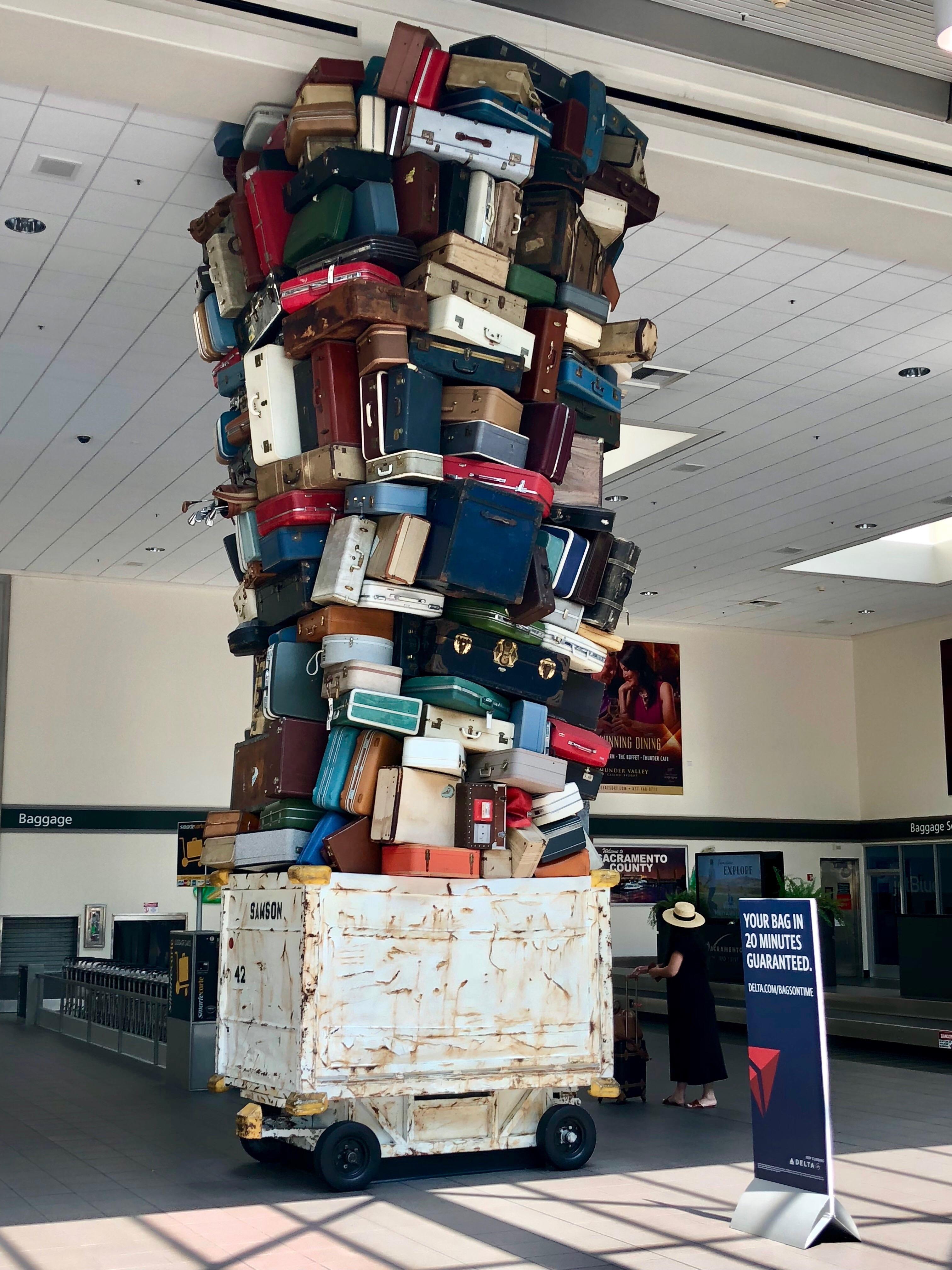 Baggage claim in Sacramento airport. | Scrolller