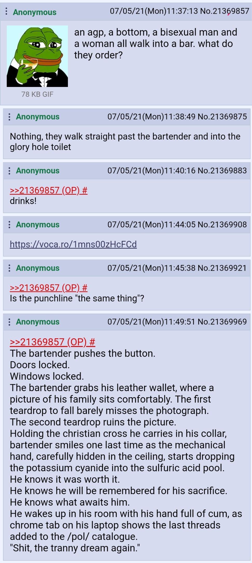 Ballad of a Trad Bartender | Scrolller