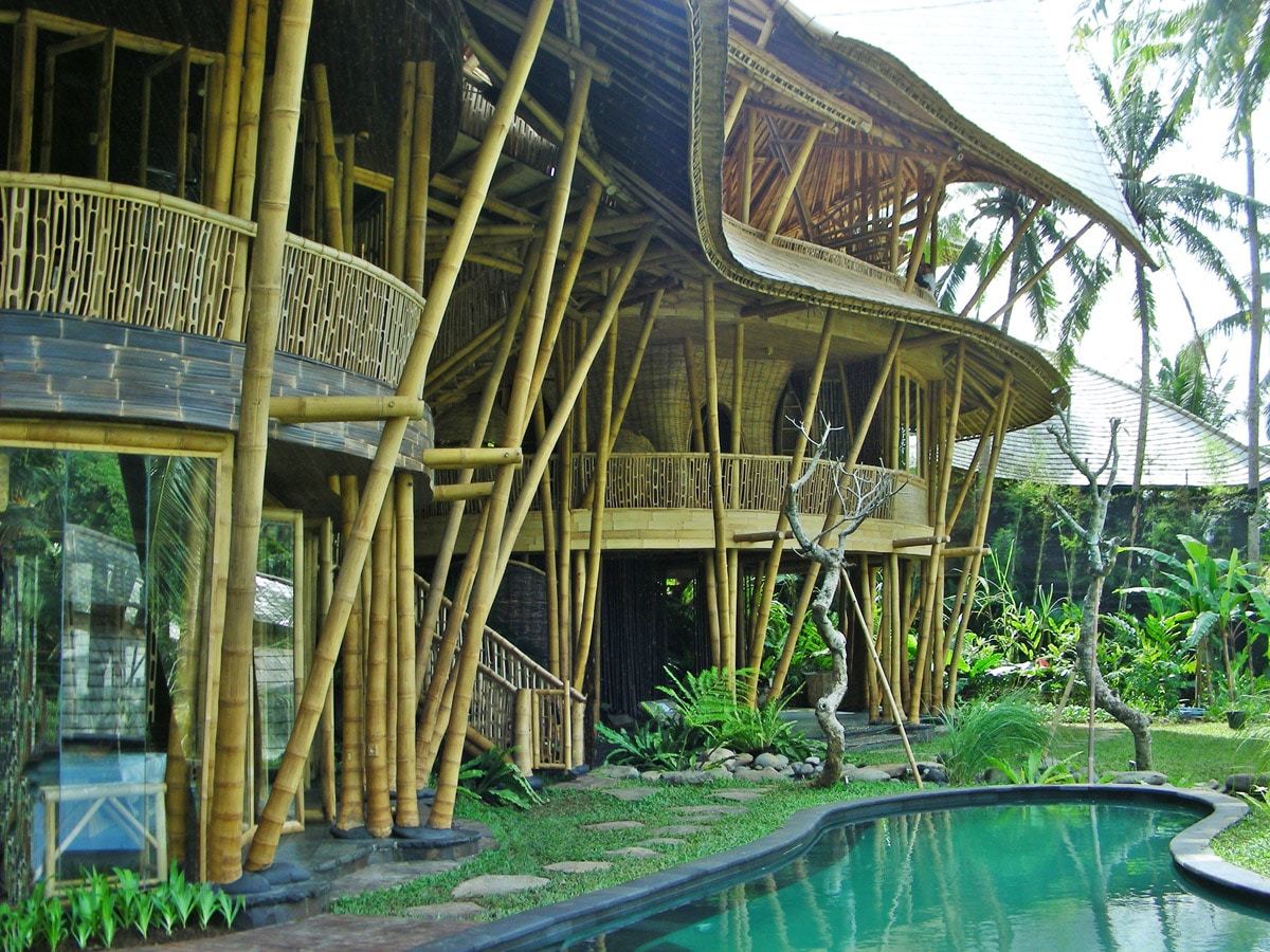 Bamboo house in the forests of Bali, Indonesia [1200x900] | Scrolller
