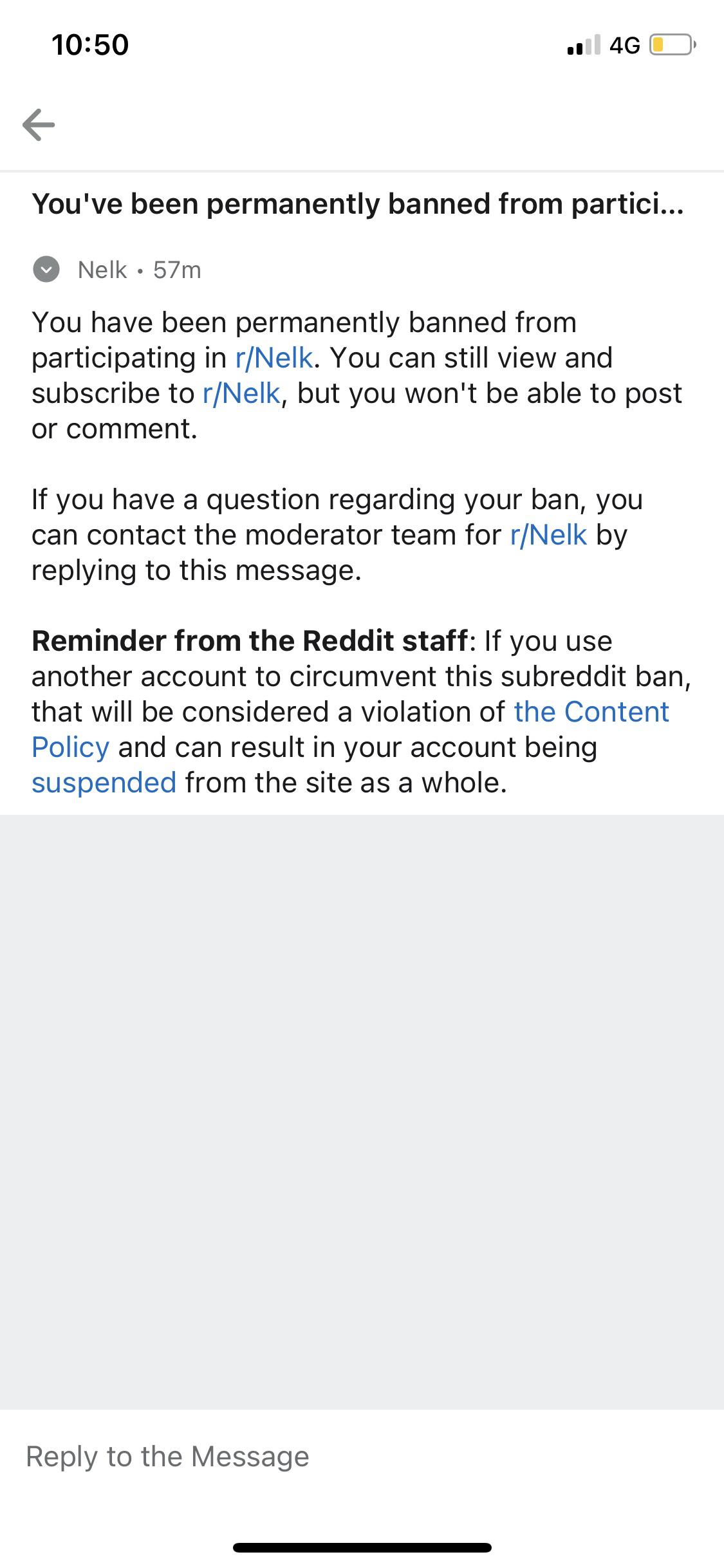 Banned bc Kyle foreskin is insecure | Scrolller