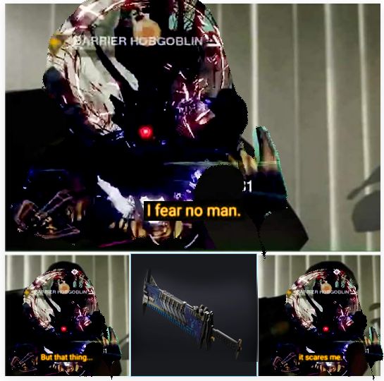 Barrier hobgoblin's biggest fear | Scrolller