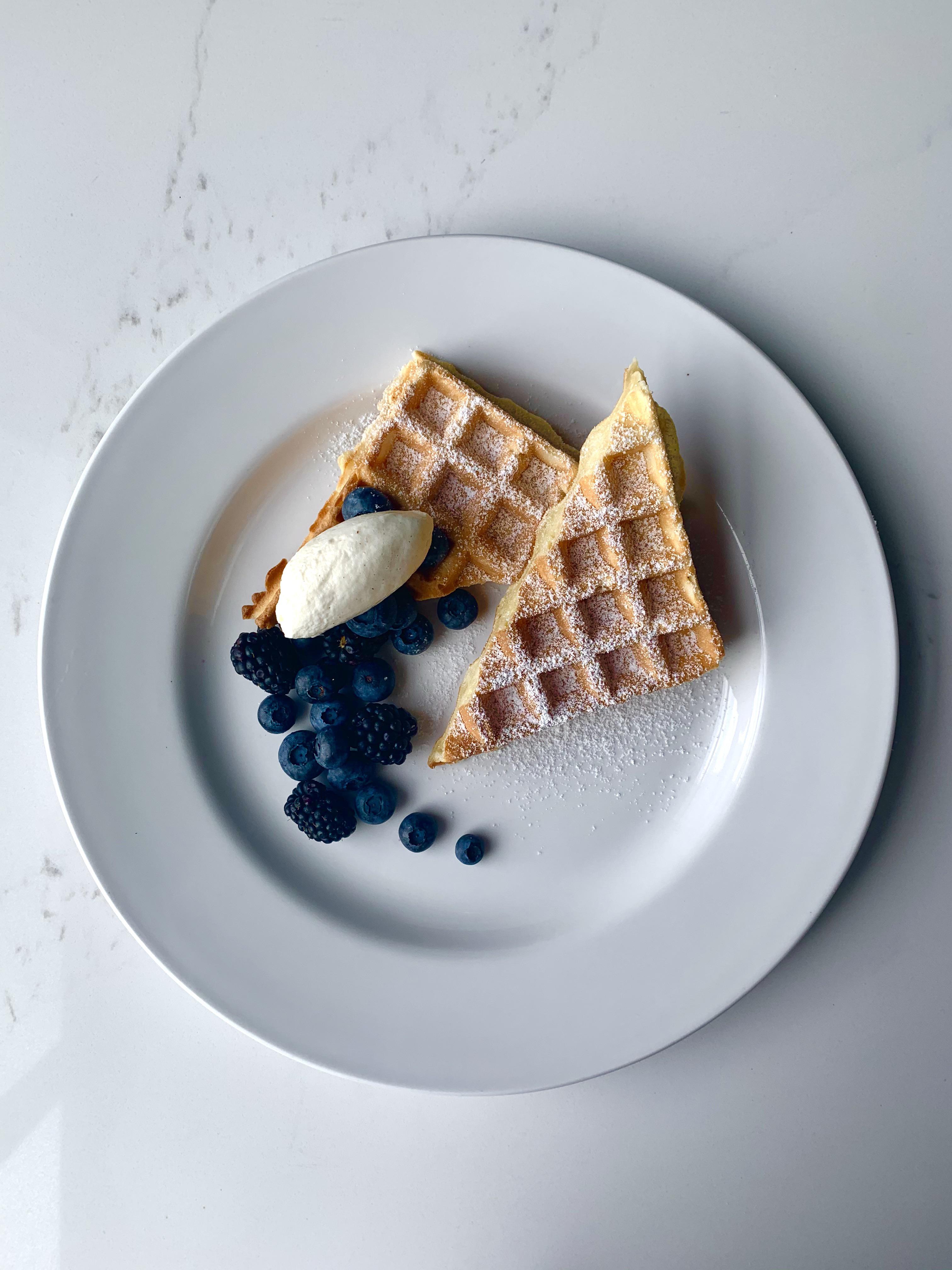 Basic Belgian waffle | Scrolller