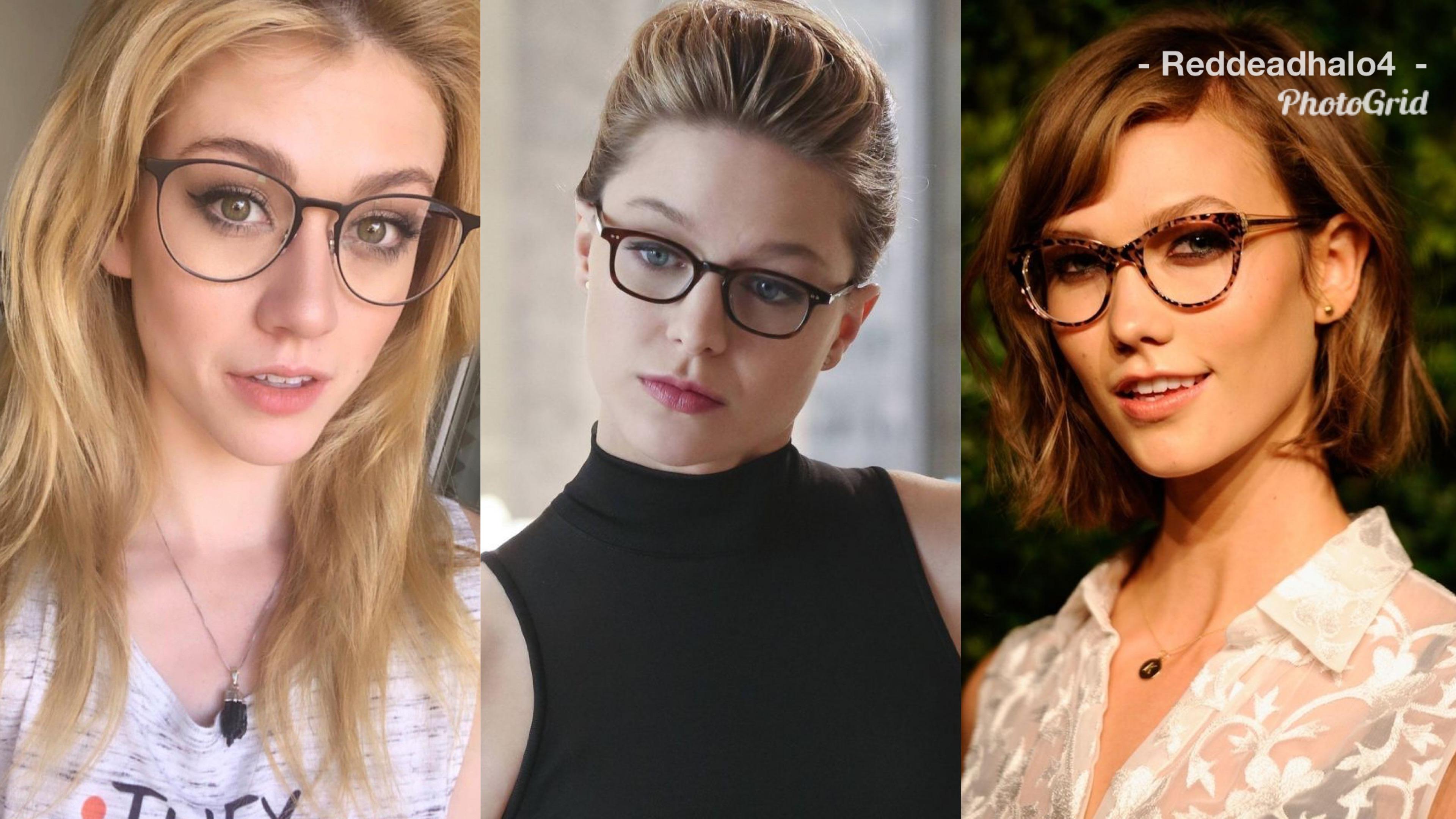 Basking Before Bespectacled Blondes: Katherine McNamara, Melissa Benoist, Karlie Kloss | Scrolller