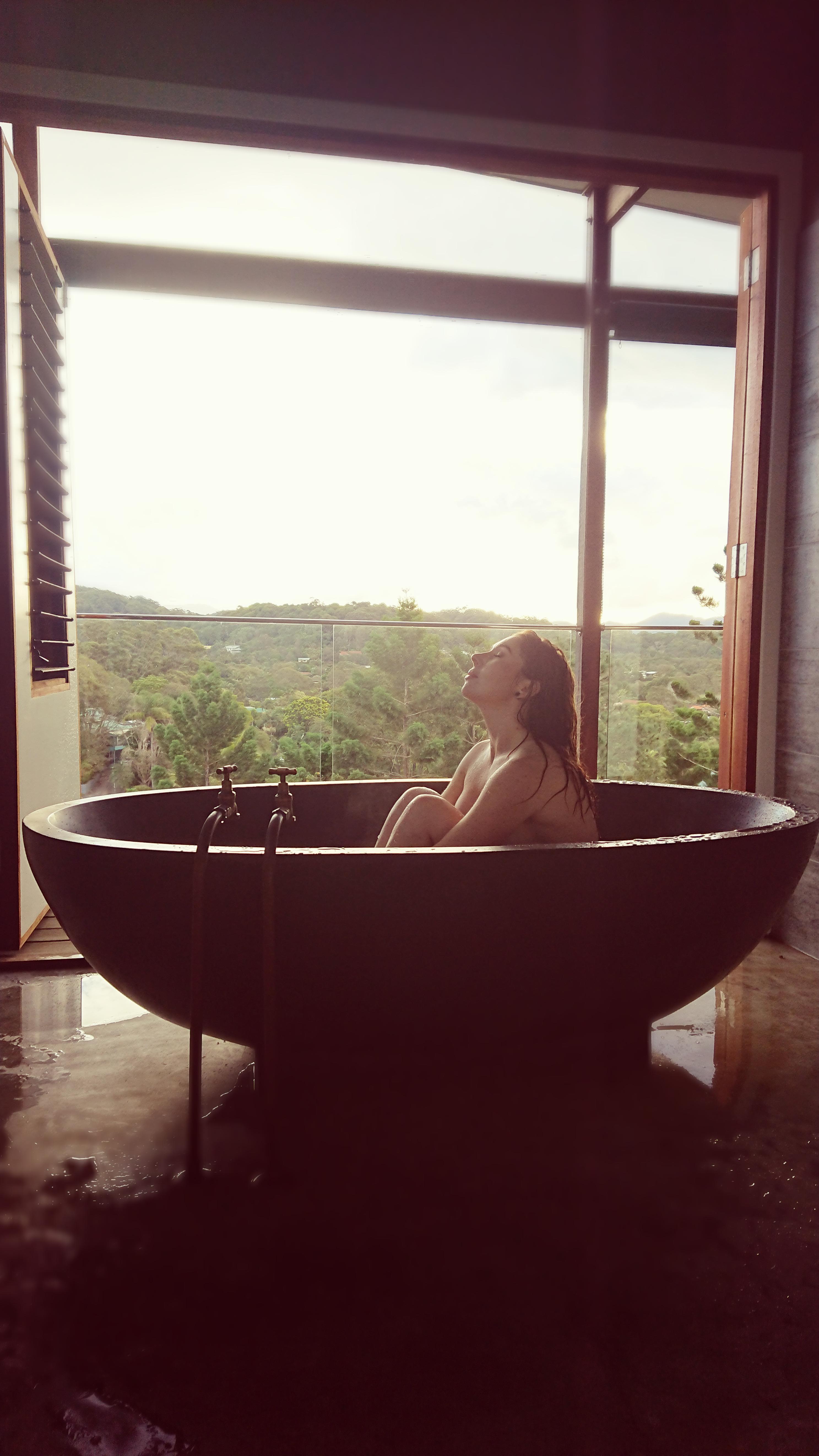 Bathing in paradise with Nakita Fox. | Scrolller