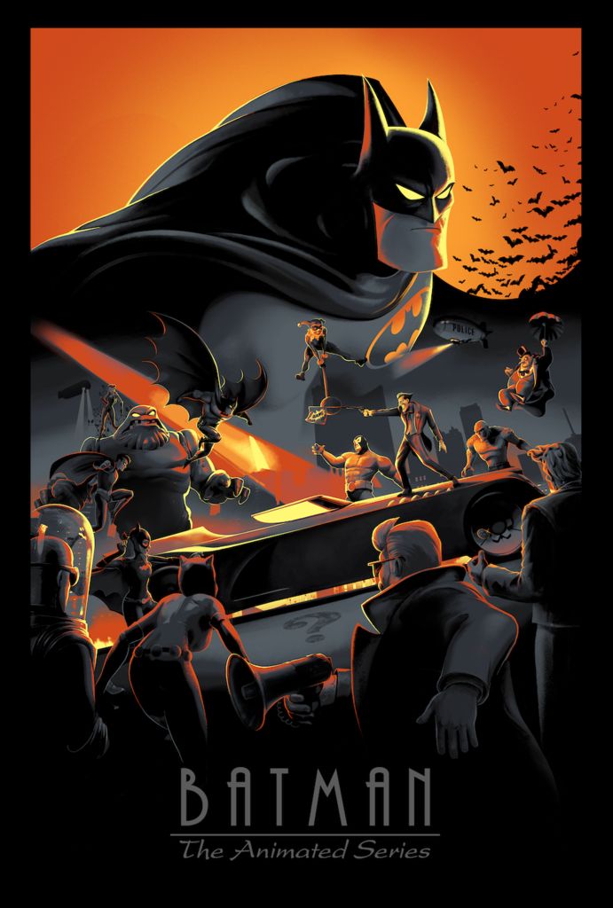 Batman: The Animated Series poster by Juan Ramos | Scrolller