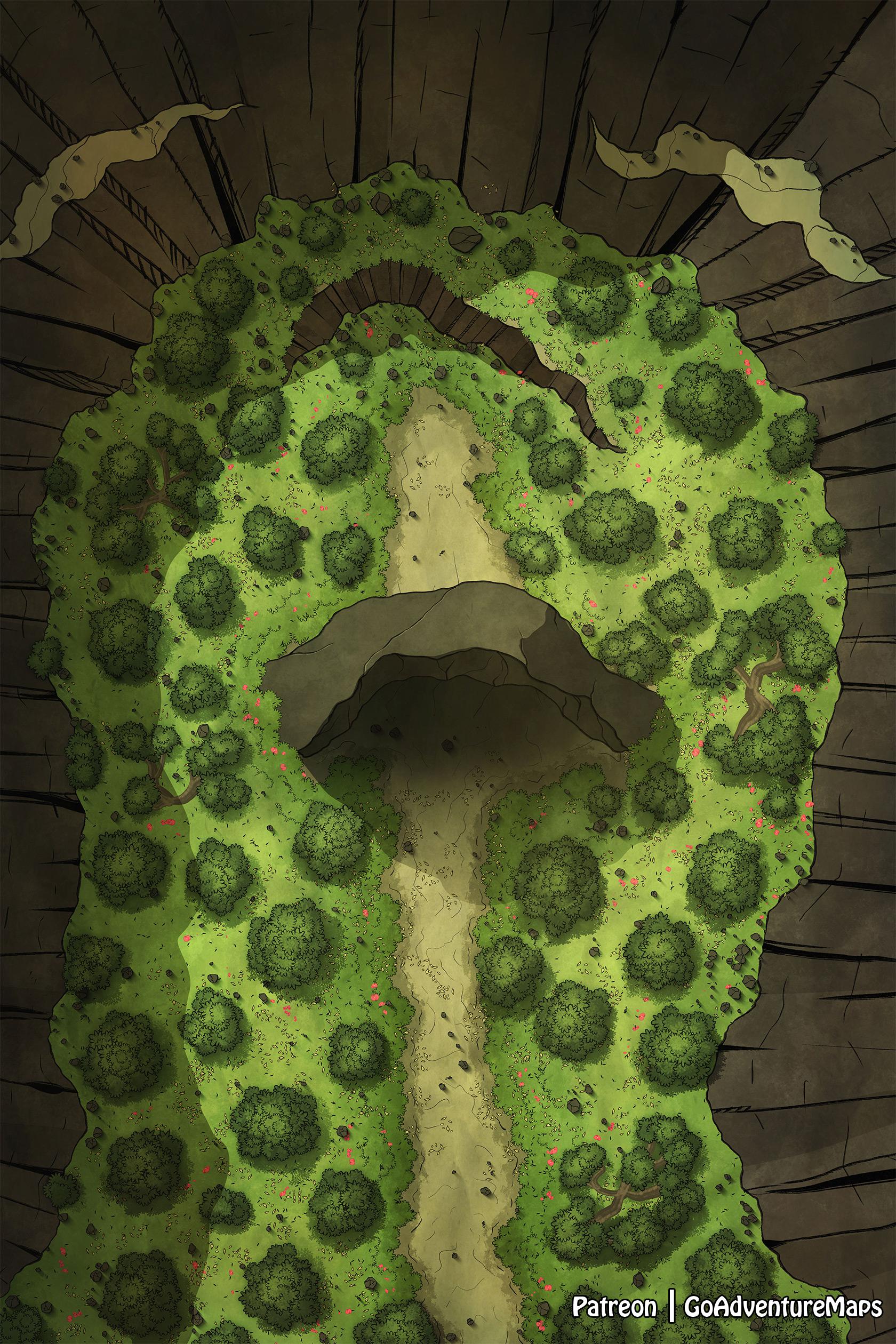 [Battlemap][24x36][2520x1680px][Forest]The End of the Road | Scrolller