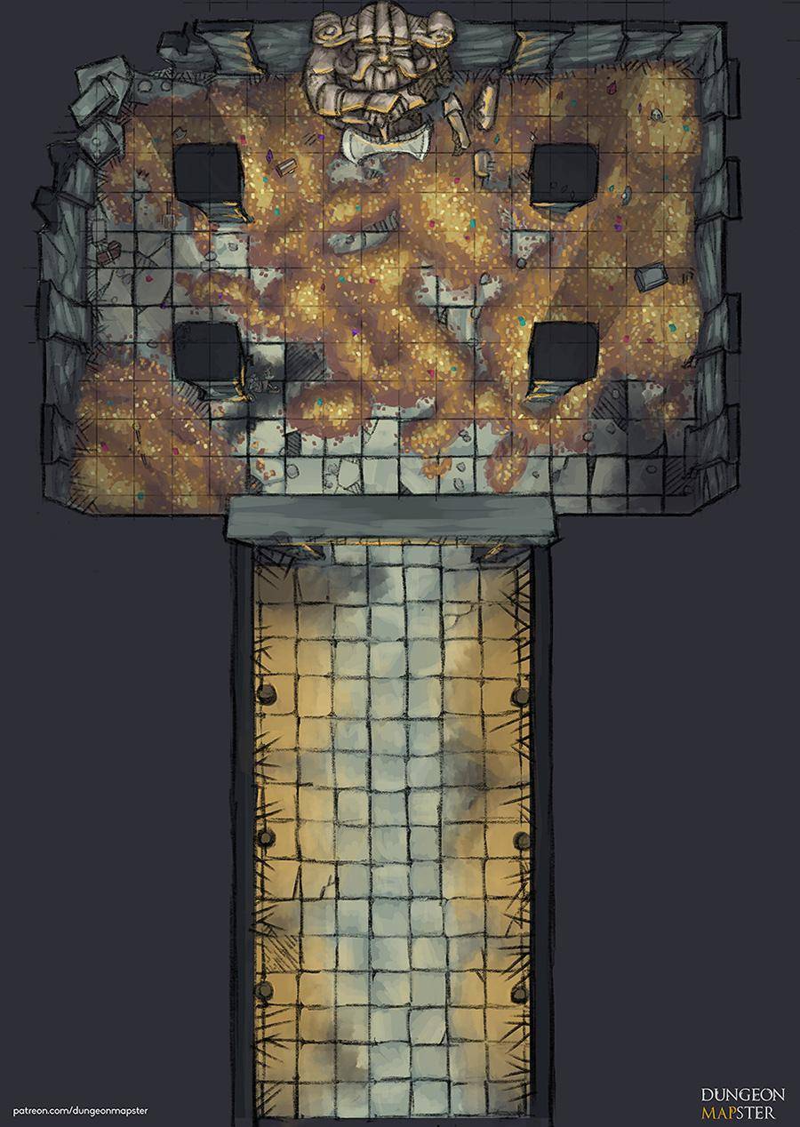 [Battlemap]Dragon's Hoard | Scrolller