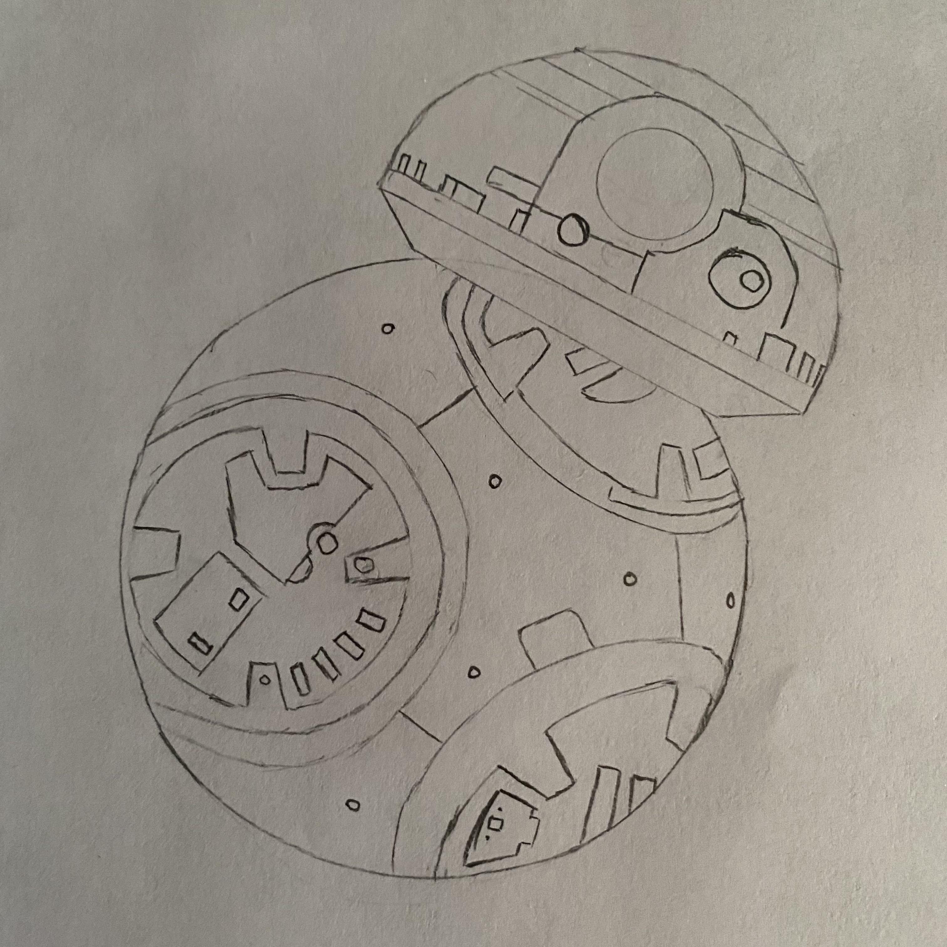BB-8 drawing :D | Scrolller