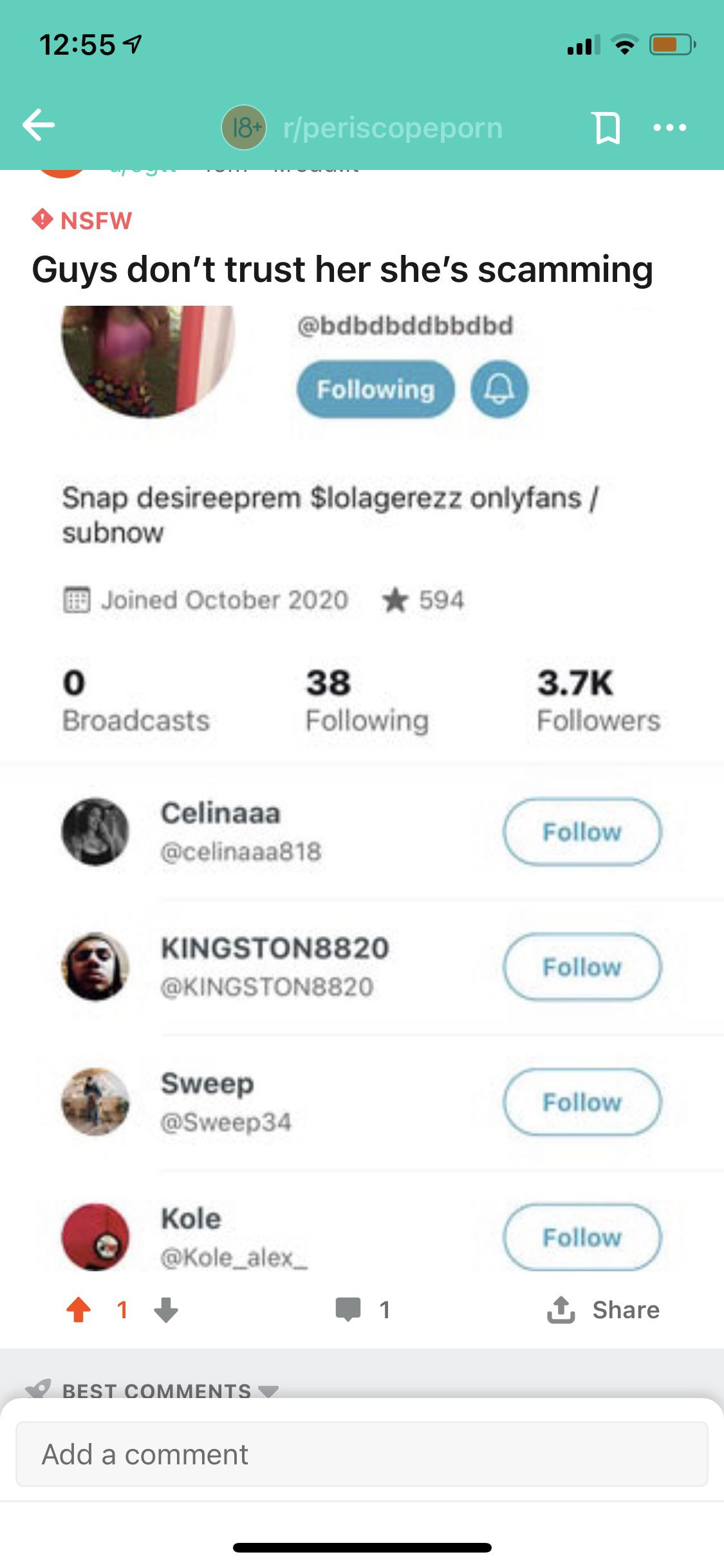 Be careful guys she’s scamming 100% | Scrolller