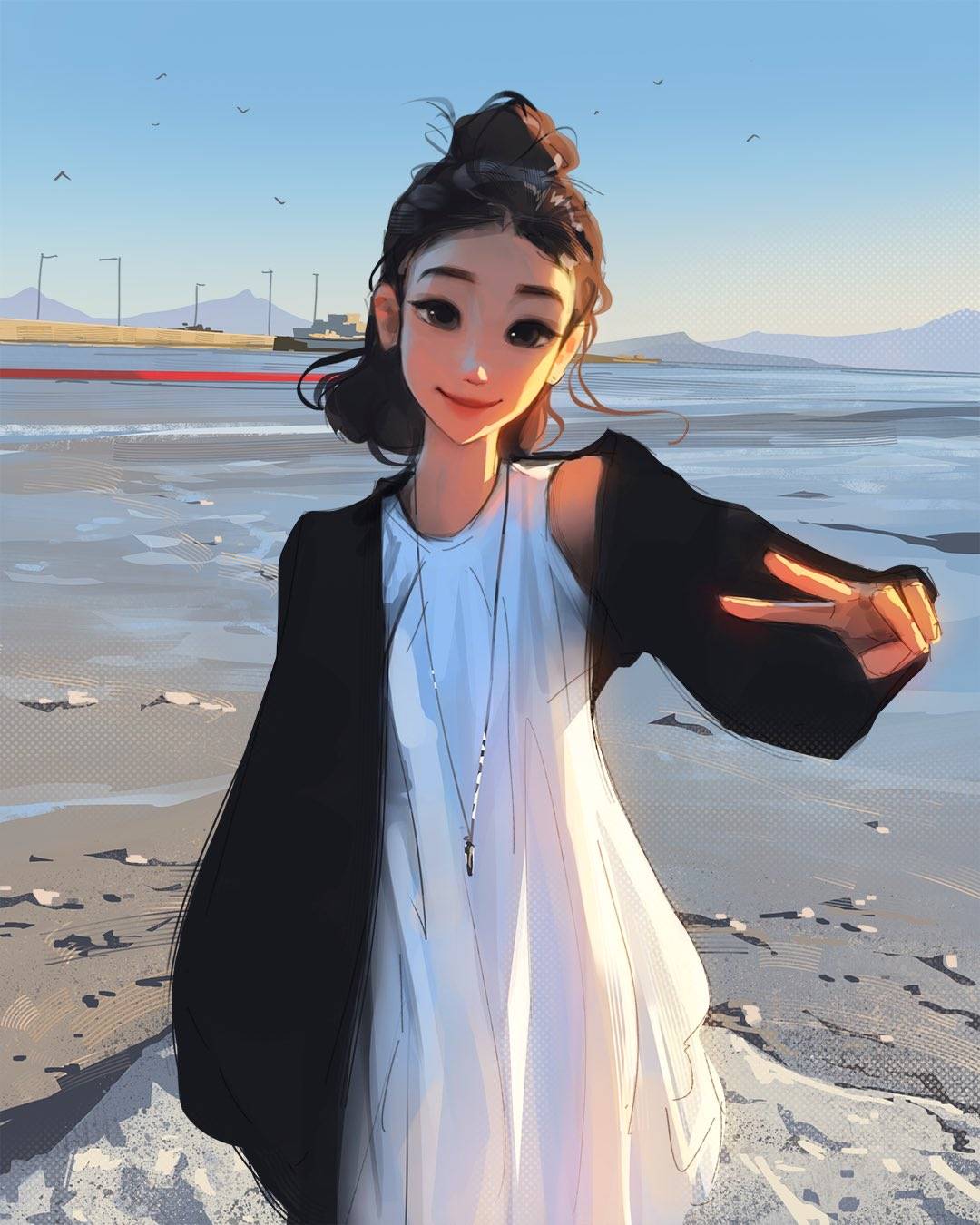 Beach day by Sam Yang | Scrolller