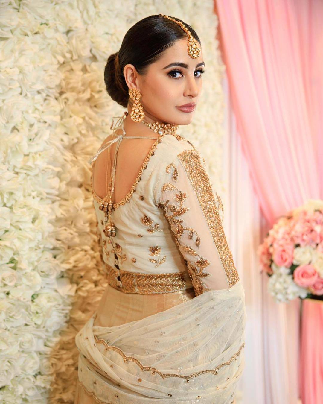 Beautiful Nargis Fakhri In Saree Scrolller
