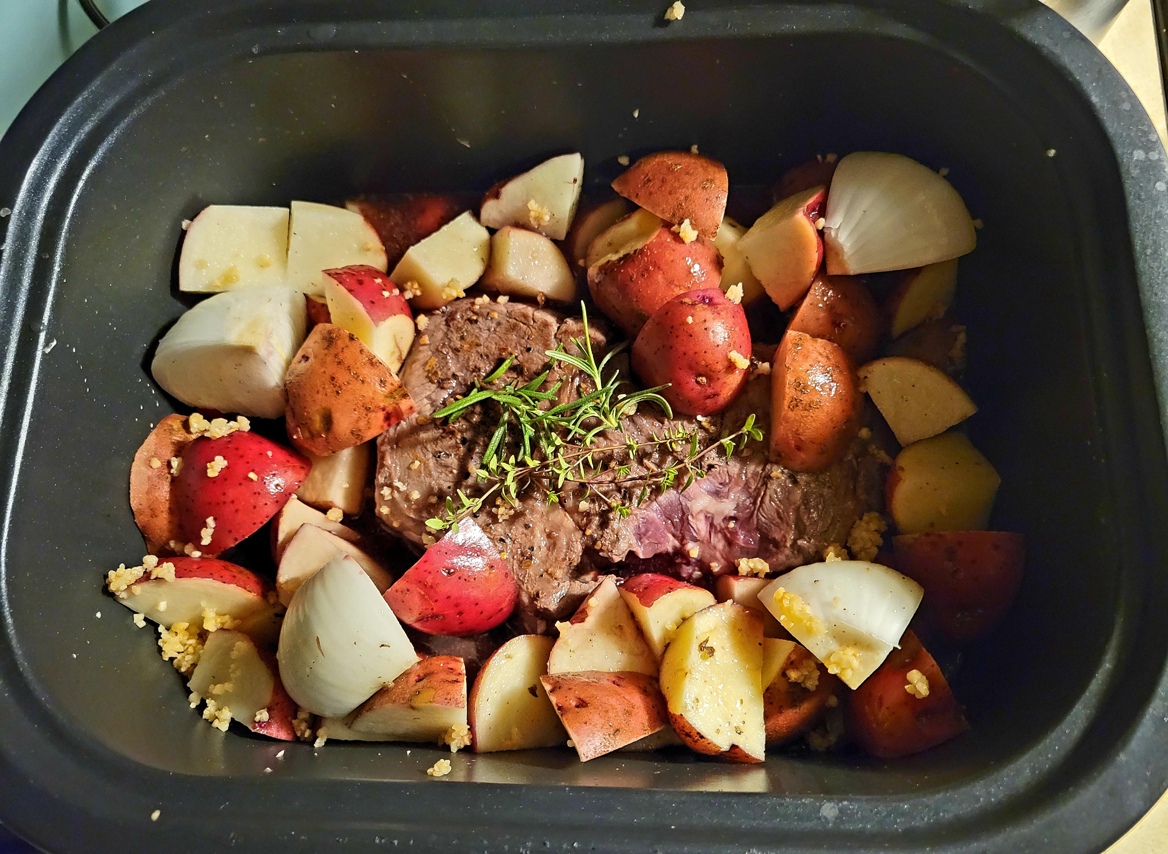 Beef roast & potatoes on a rainy day. | Scrolller