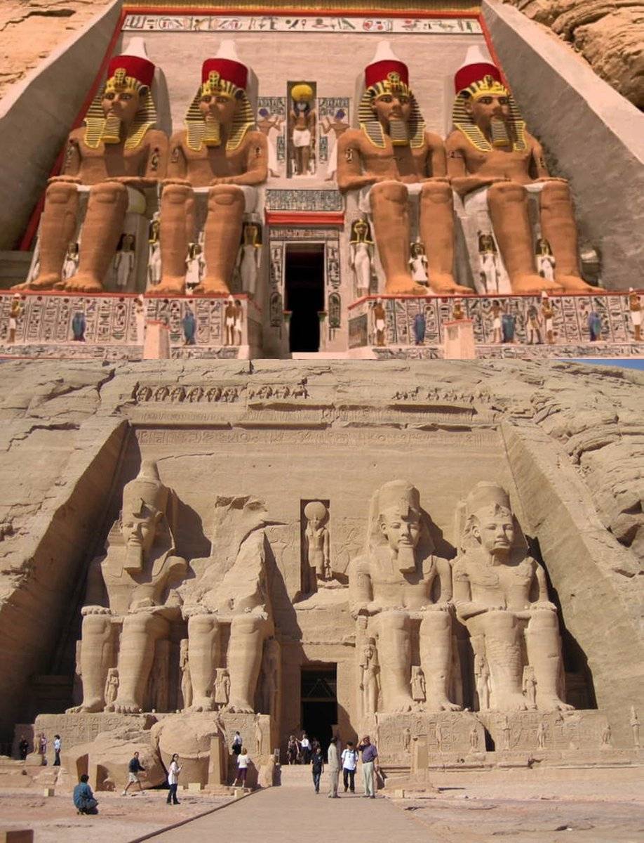 Before & After: Temple of Abu Simbel, Egypt. | Scrolller